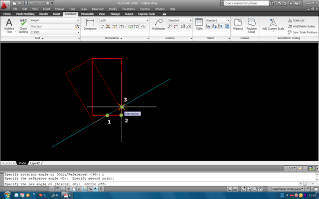 Rotate Reference Memutar Object Dengan Sudut Tertentu Pada Autocad Kampustekniksipil